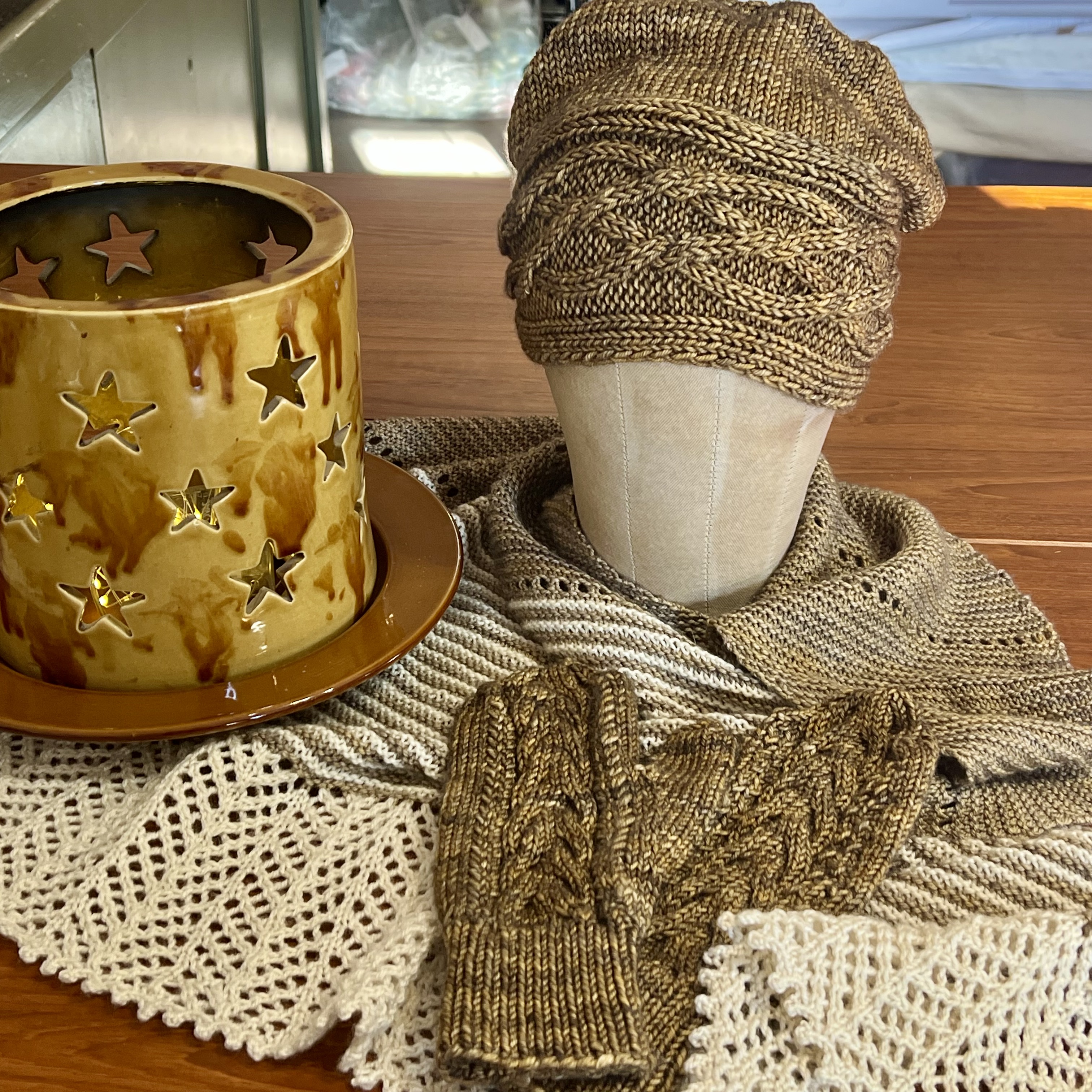 Create a Cozy Winter Set: Hat, Shawl, and Mittens Patterns